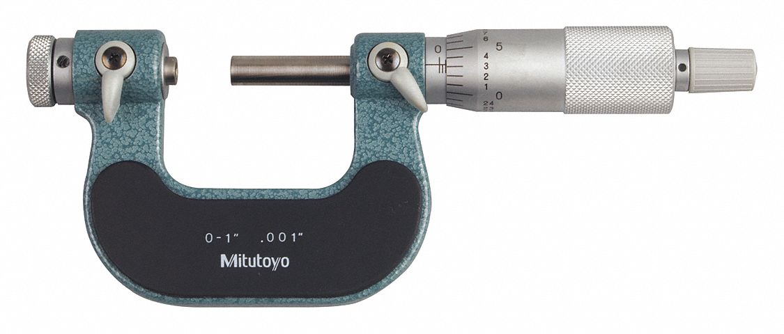 MITUTOYO, 0-1/.001In. Screw Thread Mic - 39X092|126-137 - Grainger