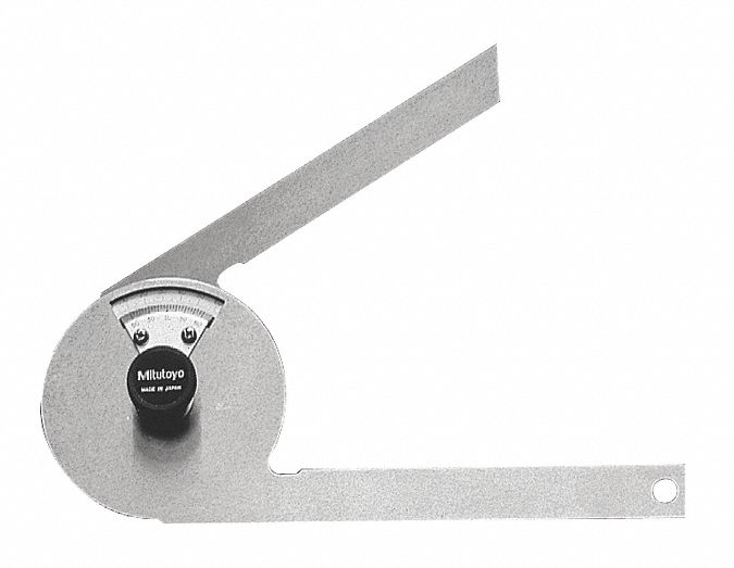 MITUTOYO BEVEL PROTRACTOR, STAINLESS STEEL - Digital & Mechanical ...
