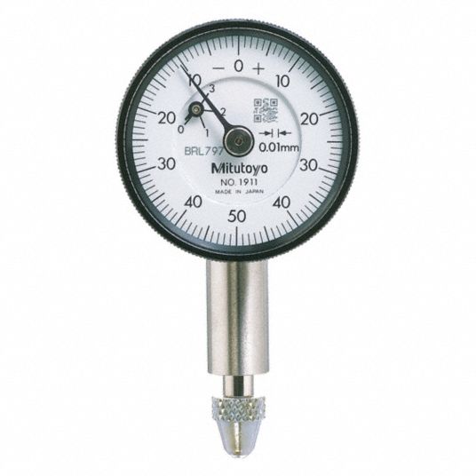 Mitutoyo 0 To 2 5 Mm Range Balanced Reading Dial Indicator 39x292