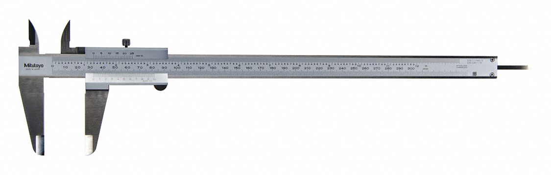 MITUTOYO, Vernier Caliper 12In./300Mm - 39X489|530-119 - Grainger