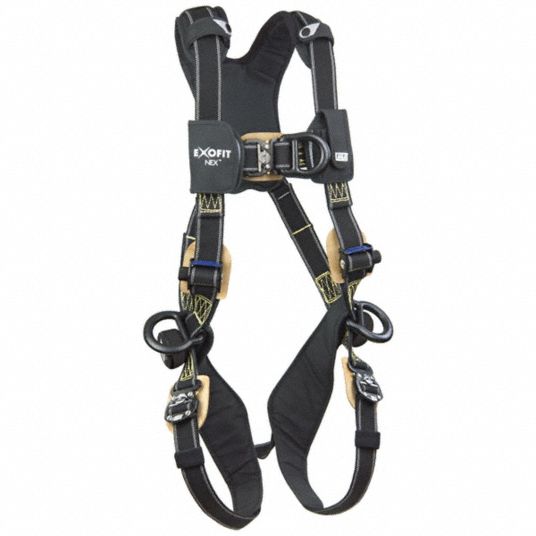 3M DBI-SALA, Vest, Quick-Connect / Quick-Connect Buckles, Full Body ...