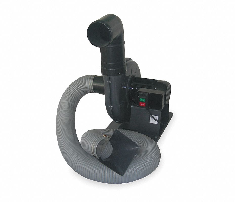 DAYTON Extractor de Humo y Gases, 1100 PCM, 5", 9 pies, 1100W, 84dB ...