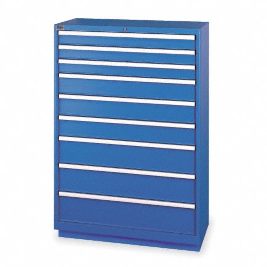 LISTA, 40 1/4 in x 22 1/2 in x 59 1/2 in, 9 Drawers, Modular Drawer ...