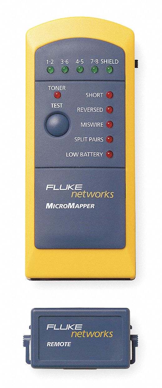 FLUKE NETWORKS Micromapper - 3AB89|MT-8200-45-E - Grainger