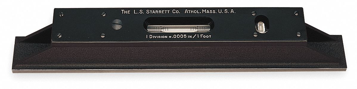 STARRETT, Cast Iron, 15 in Lg, Master Level - 3ACH1|199Z - Grainger