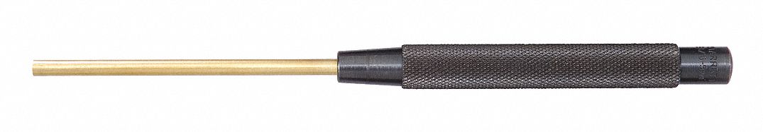 STARRETT B248B Brass Drive Pin Punch,3/16 In Tip,8 In L 3AER5 ...