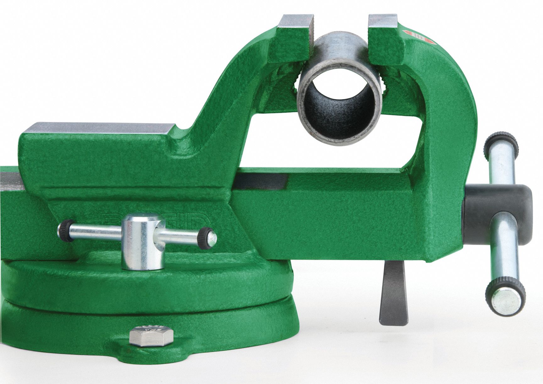 RIDGID Heavy Duty Combination Vise, 4 1/2 in Jaw Width, 6 in Max ...