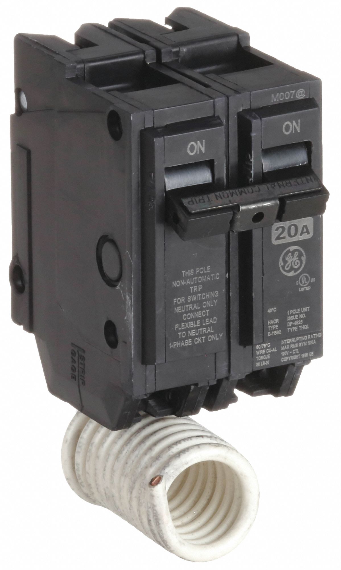 GE, THQL, 20 A, Miniature Circuit Breaker - 3AGG6|THQL21WY20 - Grainger