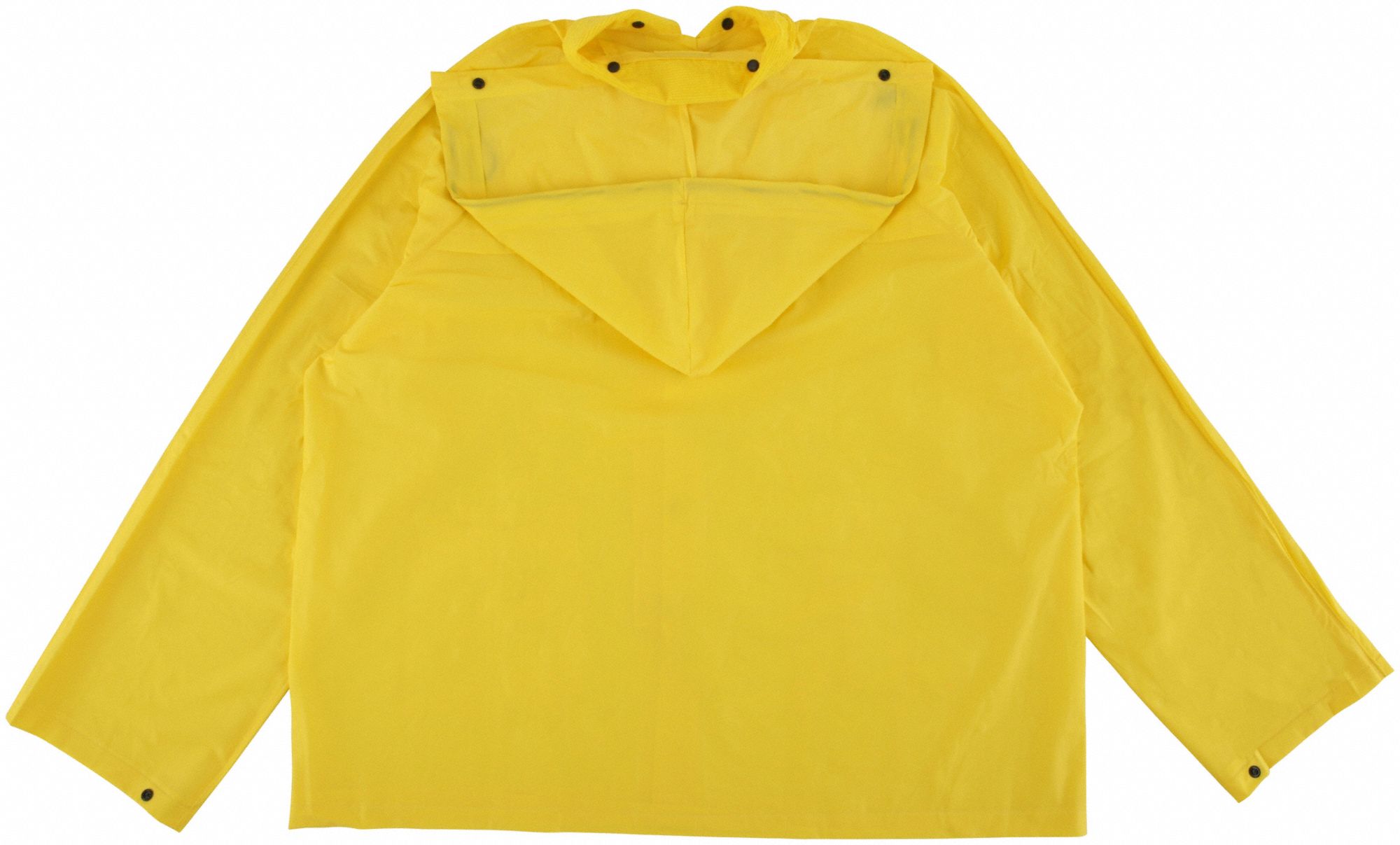CONDOR 3-Piece Rainsuit with Detachable Hood: Yellow, XL, PVC, 10 mil ...