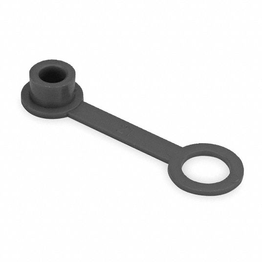 CAPLUGS, Black, Plastic, Grease Fitting Caps - 3APC3|3APC3 - Grainger