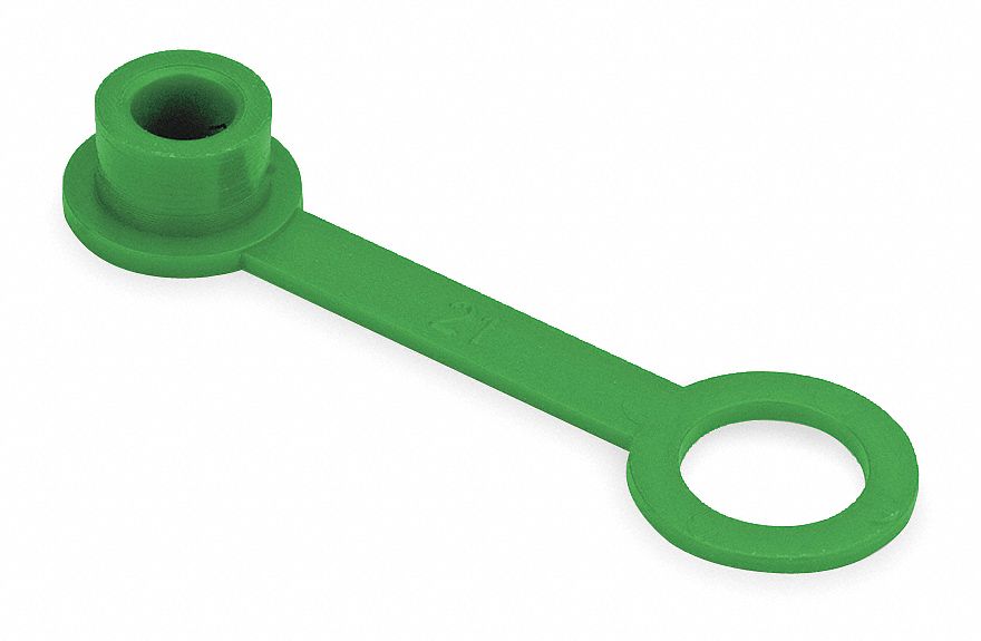 CAPLUGS, Green, Plastic, Grease Fitting Caps - 3APC5|3APC5 - Grainger