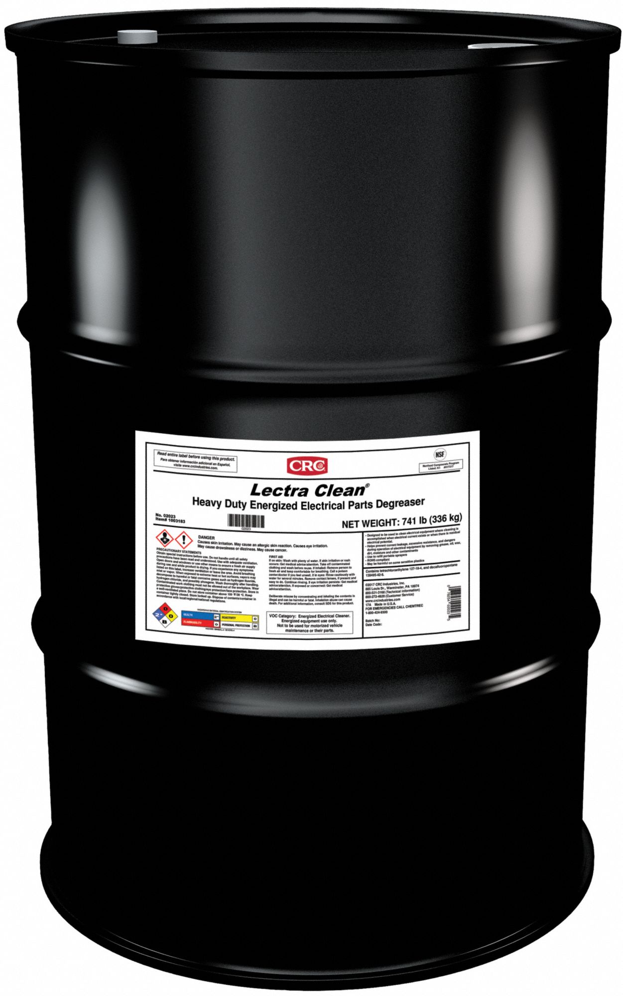 CRC Heavy Duty Degreaser: Solvent Based, Drum, 55 gal Container Size ...