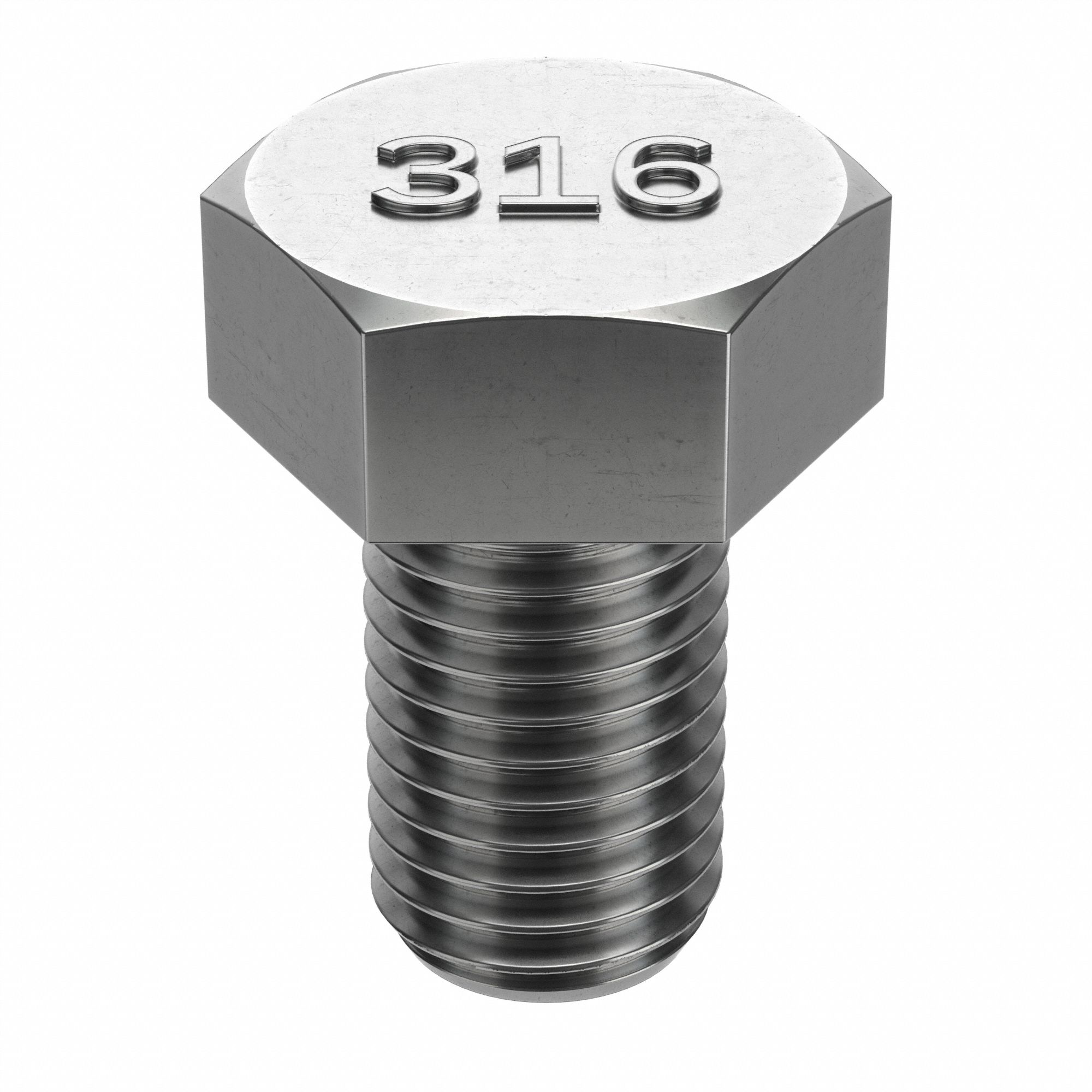 APPROVED VENDOR Tornillo de Cabeza de Dado Hexagonal 3/4"-10 316 Longitud de 1-1/4", Acabado Sin ...