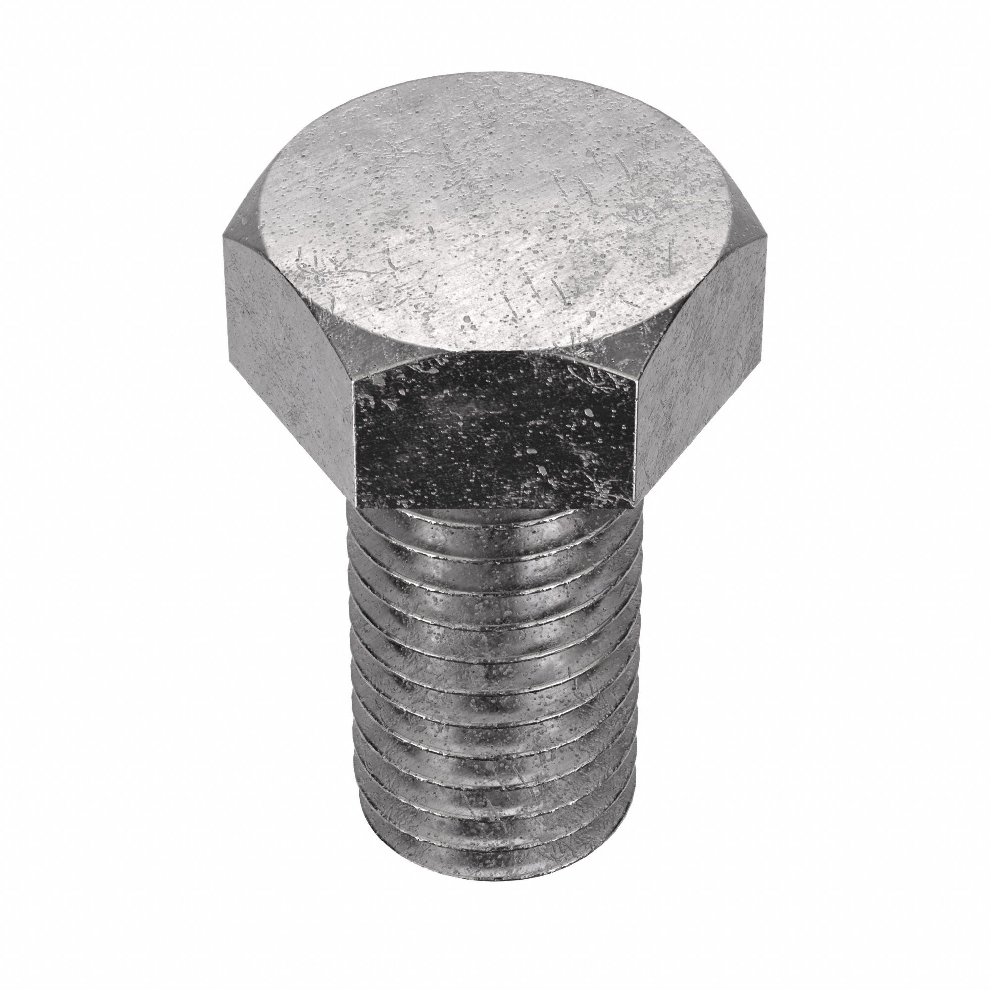 APPROVED VENDOR Tornillo de Cabeza de Dado Hexagonal 5/8"-11 316 Longitud de 1-1/4", Acabado Sin ...