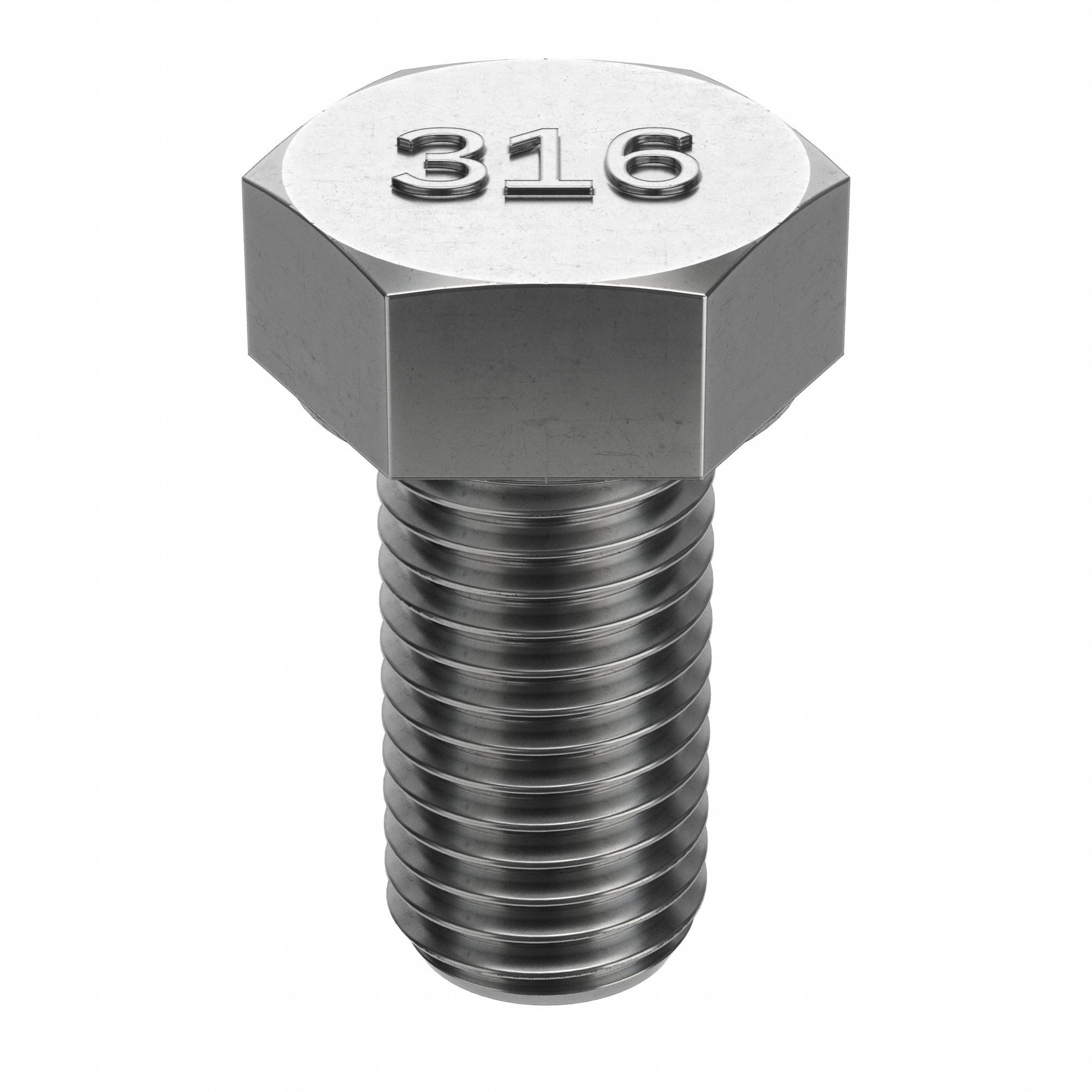 APPROVED VENDOR Tornillo Cabeza de Dado Hexagonal 3/4"-10 316 Longitud de 1-1/2", Acabado Sin ...