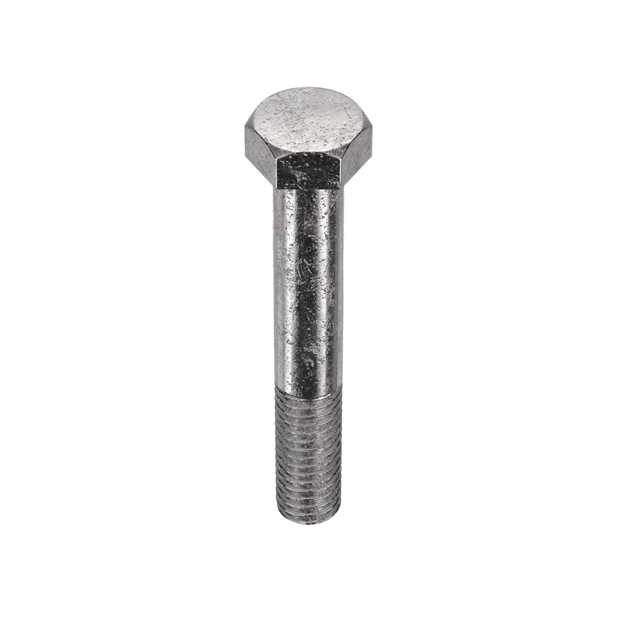 APPROVED VENDOR Tornillo de Cabeza de Dado Hexagonal 3/8"-16 316 Longitud de 2-1/2", Acabado Sin ...