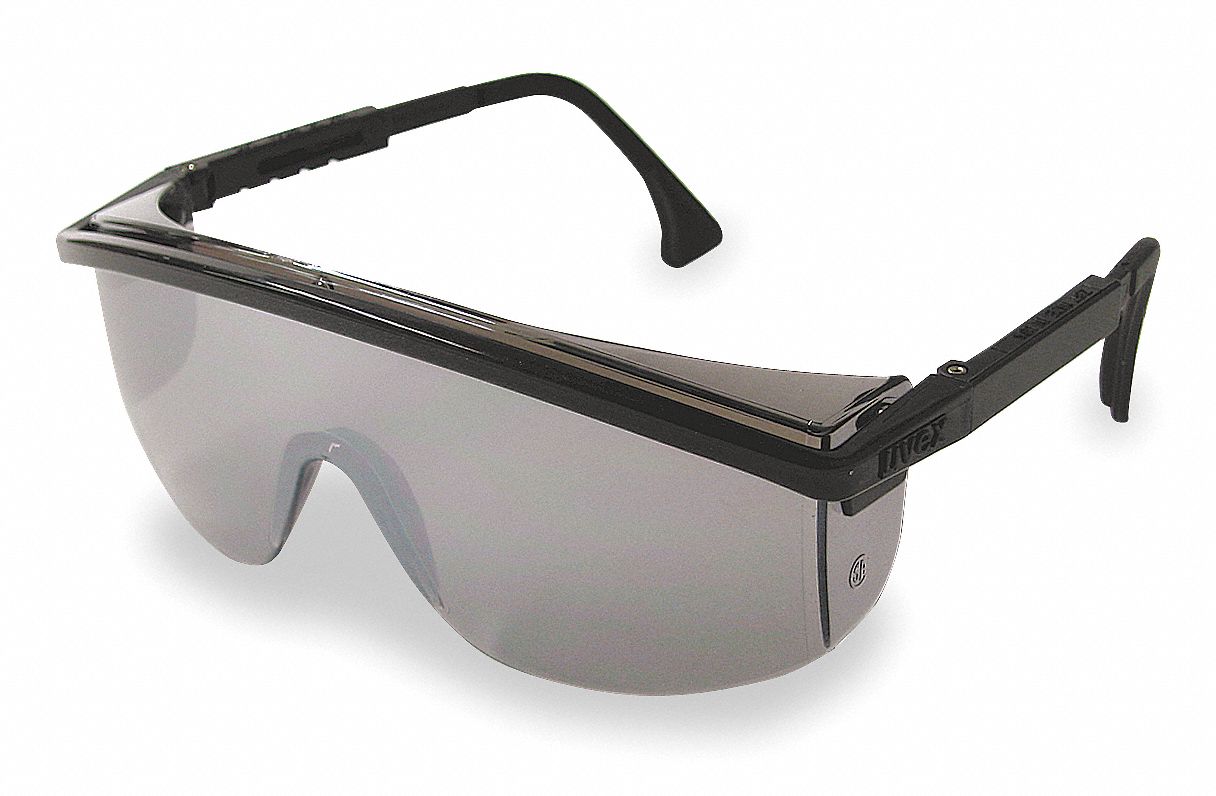 Safety Glasses,Silver Mirror - Grainger