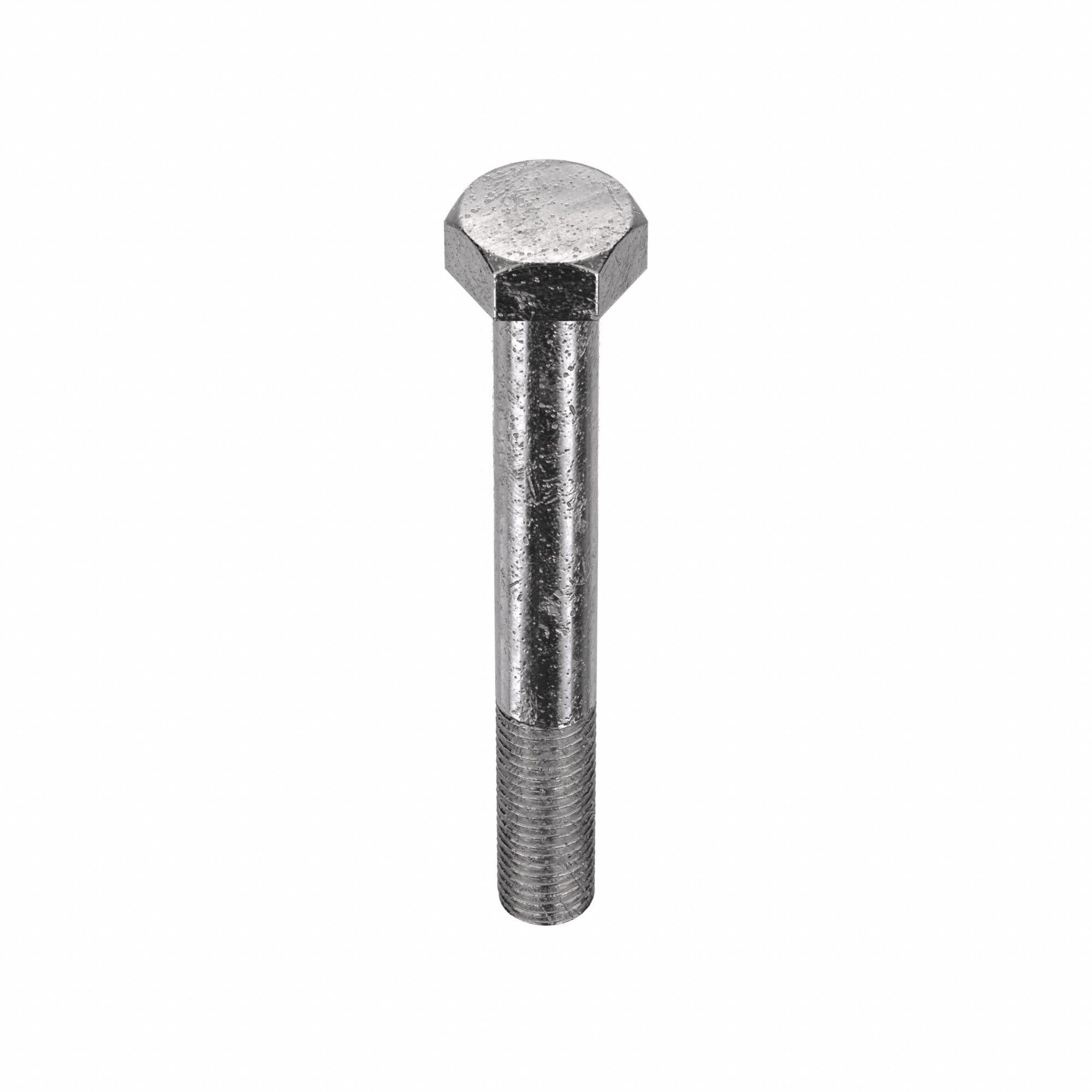 Stainless Steel, Plain, Hex Head Cap Screw - 3AVK4|3AVK4 - Grainger
