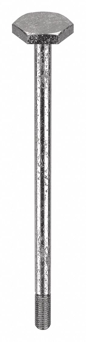 APPROVED VENDOR Tornillo de Cabeza de Dado Hexagonal 1/2"-13 18-8 (304) Longitud de 10", Acabado ...