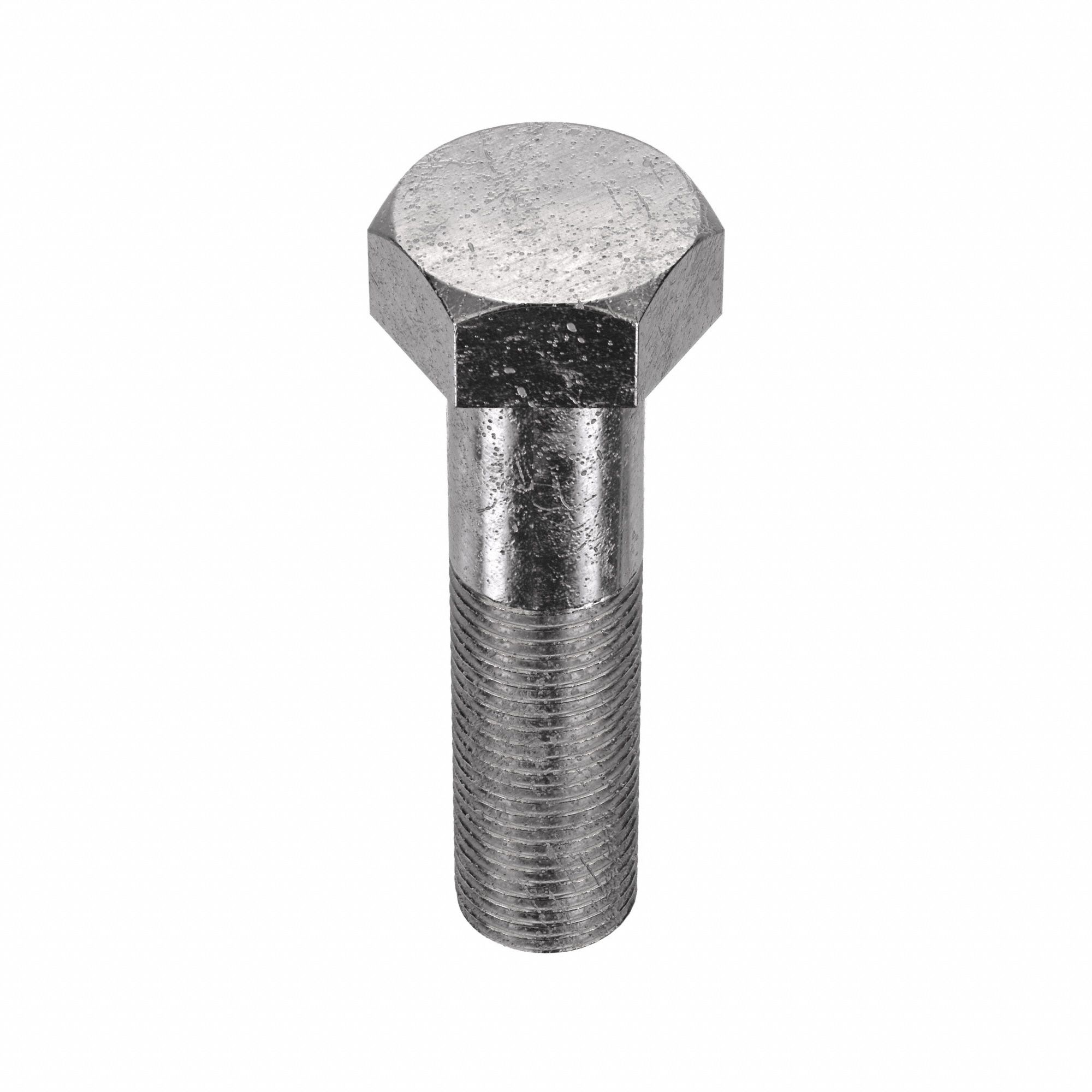 APPROVED VENDOR Tornillo de Cabeza de Dado Hexagonal 1/2"-20 18-8 (304) Longitud de 2", Acabado ...
