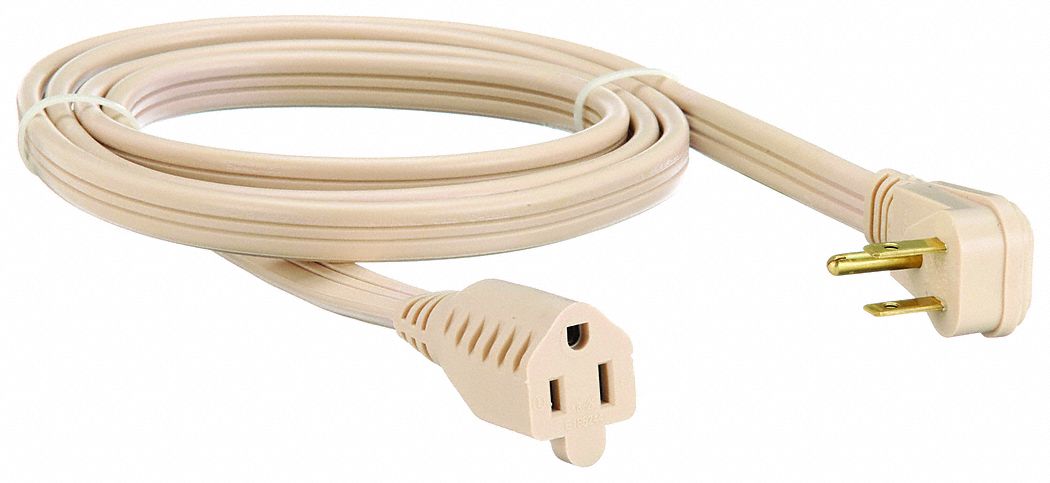 POWER FIRST EXTENSION CORD, 12 FT CORD, 14 AWG WIRE SIZE, 14/3, SPT-3 ...