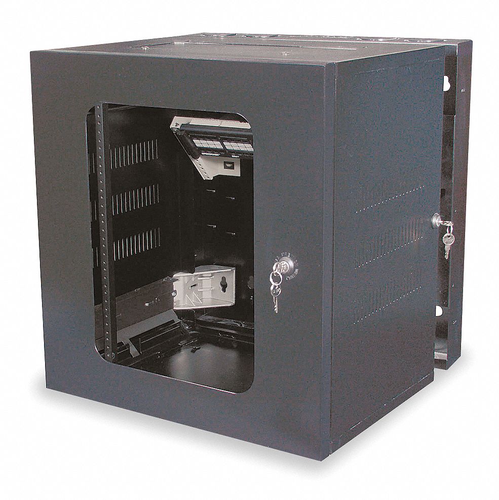 Cabinet, 2 Piece Wall, 19 Rack Units, 36.00 in Height, 19.00 in Width ...
