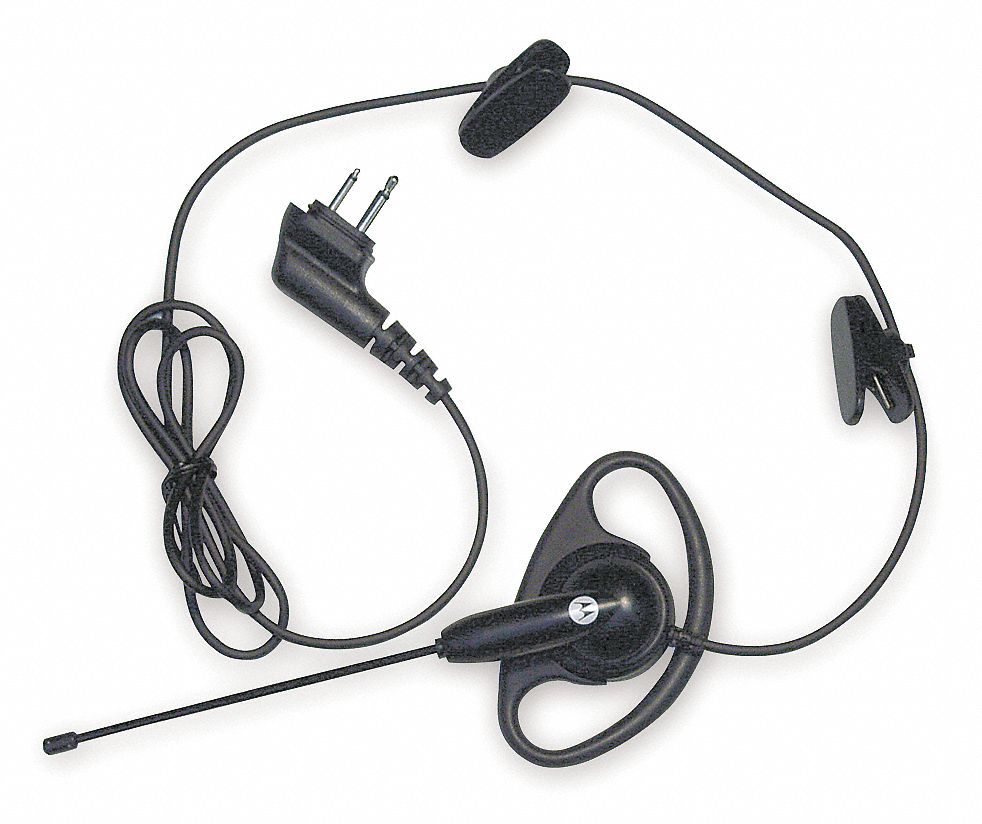 MOTOROLA, Black, 1 Wires, Surveillance Kit - 3AY82|56518 - Grainger