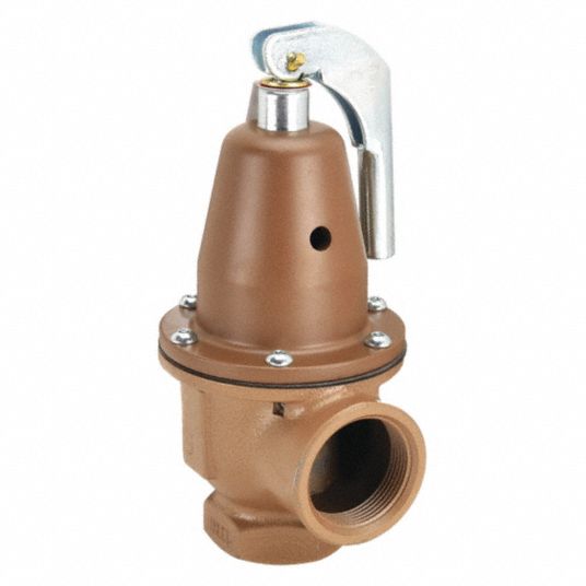 WATTS, NPT x NPT, 1 1/4 in x 1 1/2 in, Safety Relief Valve - 3AZD3|11/4 ...