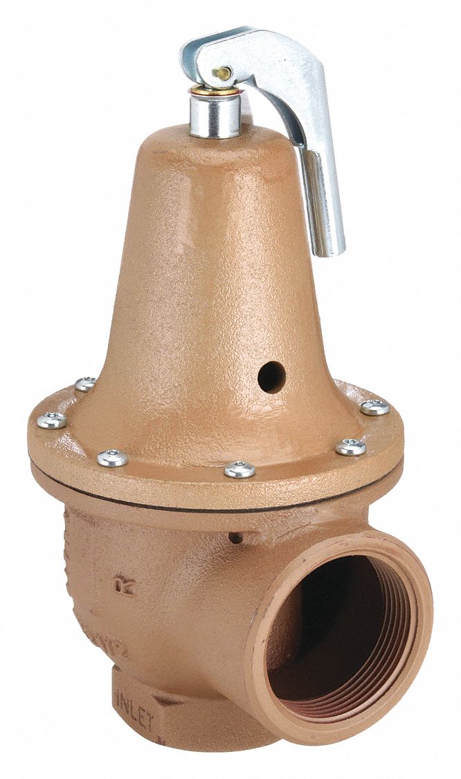 WATTS, NPT x NPT, 2 in x 2 1/2 in, Safety Relief Valve - 3AZD5|2 740 ...
