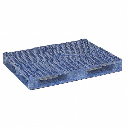 Stackable, 48 in Overall Lg, Pallet - 3AZH6|40x48 3-Ring Drum Pallet ...