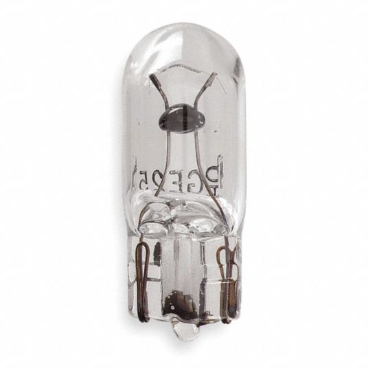 Miniature Incandescent Bulb, T3-1/4, Glass Wedge (W2.1x9.5d), Lumens 38 ...