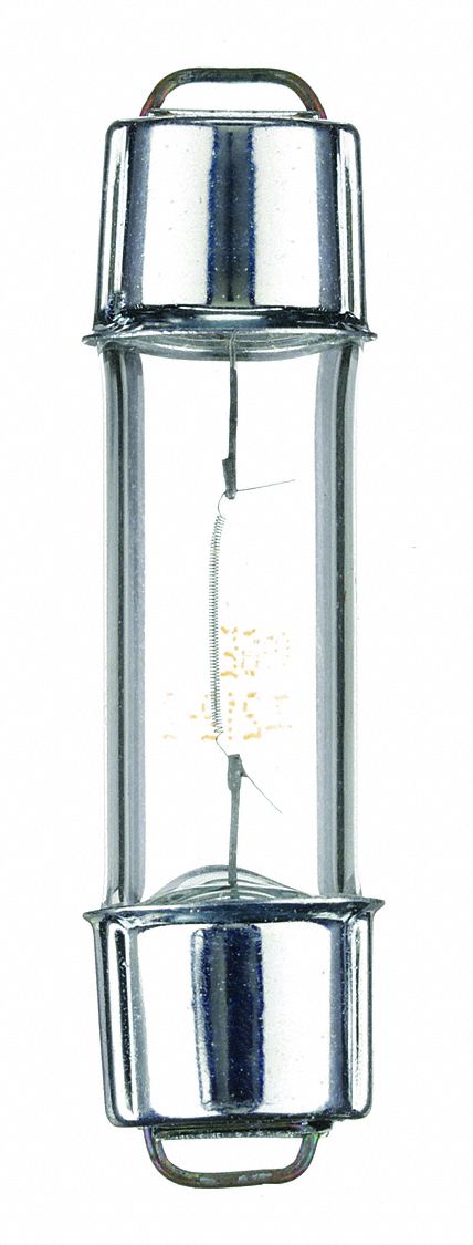 Miniature Incandescent Bulb, T3, Miniature Cap, Lumens 75, Watts 10.0 ...