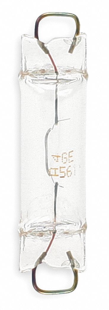 Miniature Incandescent Bulb, T3, Rigid Loop, Lumens 151, Watts 12.0, PK ...