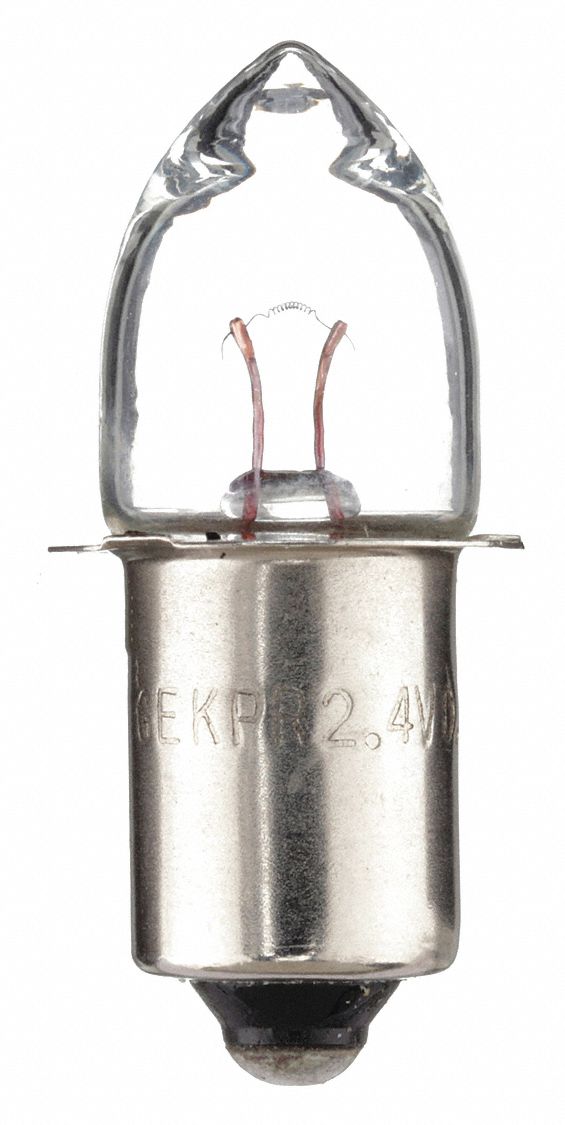 Miniature Incandescent Bulb, B3-1/2, Single Contact Midget Flanged ...