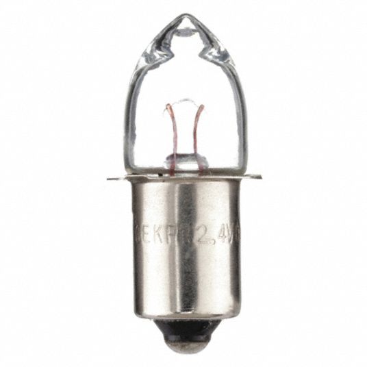Miniature Incandescent Bulb, B3-1/2, Single Contact Midget Flanged ...