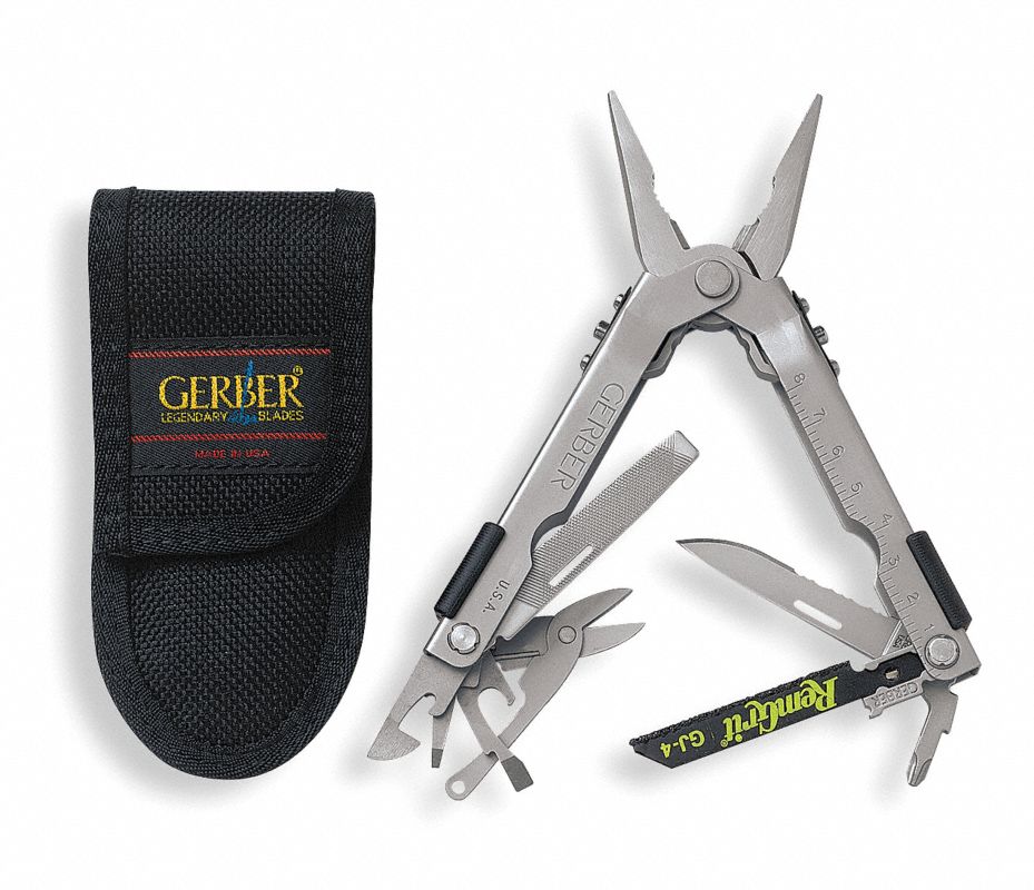GERBER Pinzas Multiherramienta MP600 Acero Inoxidable Funciones: 14 ...