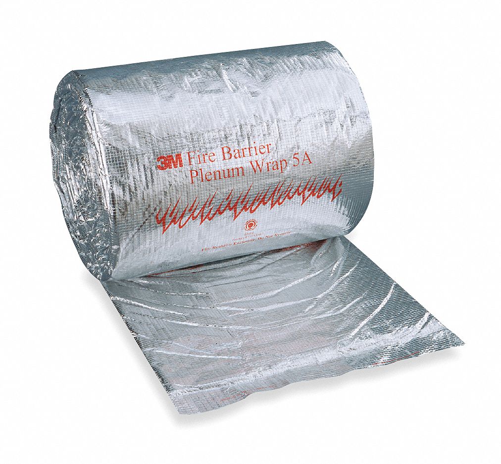 Firestop Wrap Strip, Up to 4 hr Fire Rating, 1/2 in Height, 24 in Width ...