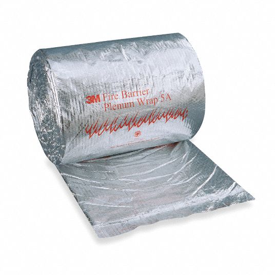 Firestop Wrap Strip, Up to 4 hr Fire Rating, 1/2 in Height, 24 in Width ...