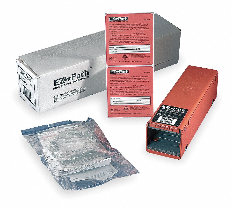 STI, Square, 3 in Overall Ht, Fire Barrier Pathway Kit - 3BE71 ...