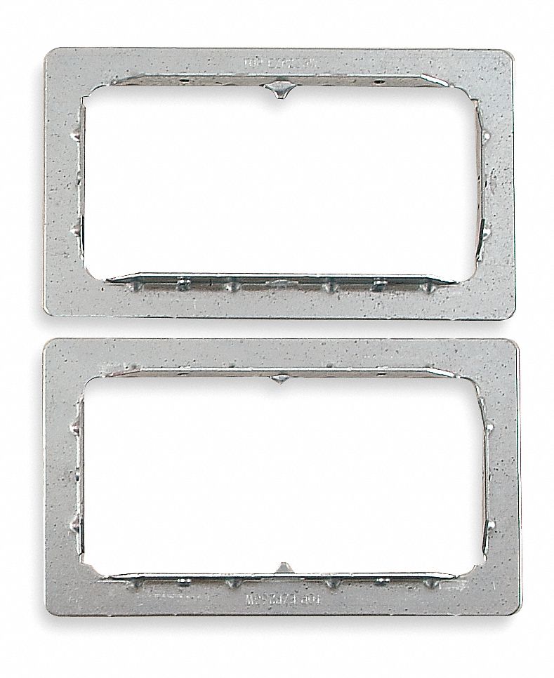 STI, Rectangular, 2 in Overall Ht, Wall Plates - 3BE73|EZP233W - Grainger