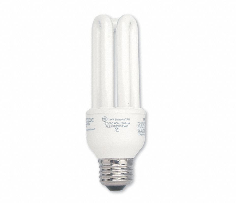 GE Lámpara Fluorescente Compacta, 20 Watts, Forma del Bulbo T19, Color ...