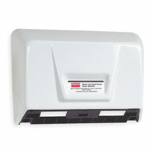 Steel, Fixed Nozzle, Automatic, Hand Dryer, 120/208/240 - Grainger