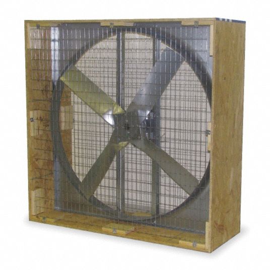 DAYTON Agricultural Exhaust Fan, Assembled Direct Drive, 36 Propeller ...