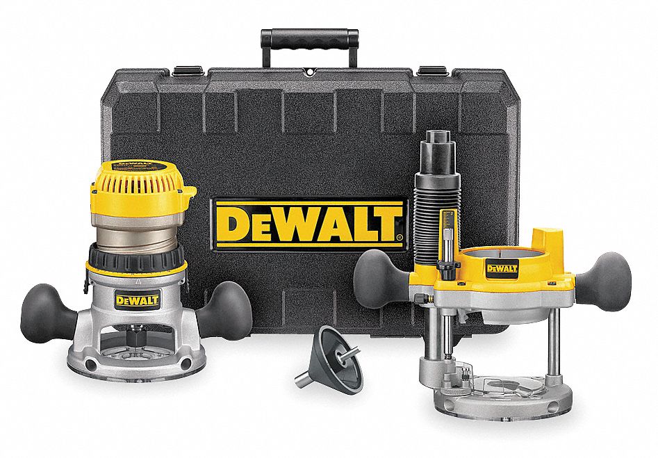 DEWALT, Mid-Size, Fixed and Plunge Base, Router - 3CA68|DW616PK - Grainger