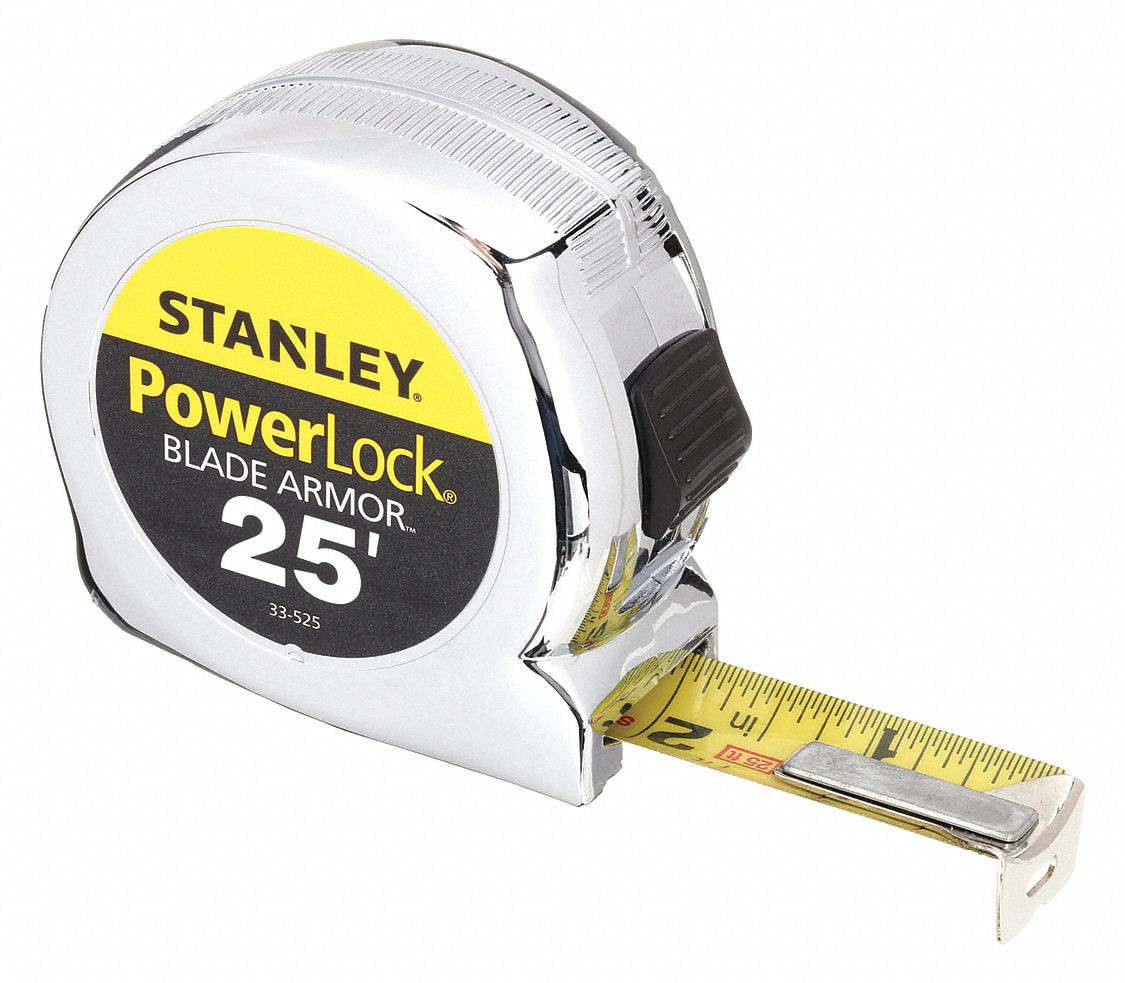 STANLEY, Inch, Nonmagnetic Single Hook Tip, Tape Measure - 3CA87|33-525 ...