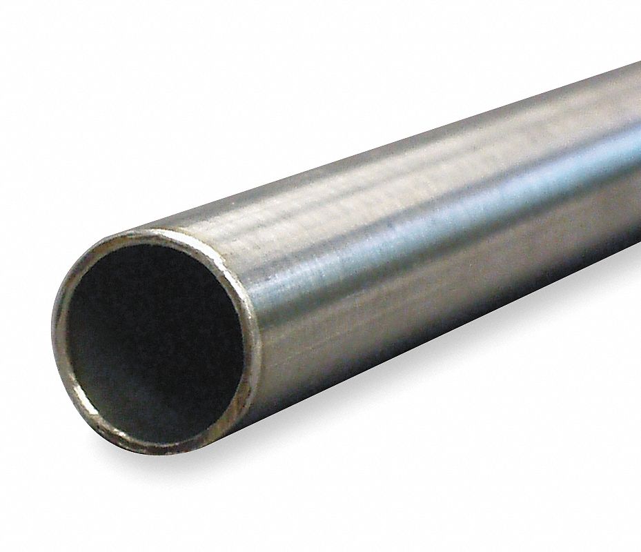 GRAINGER APPROVED Tubería 2" Acero Inoxidable 304 , 10 pies Longitud ...