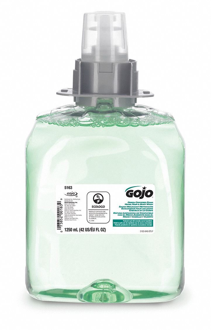 GOJO, Foam, Moisturizing, Shampoo and Body Wash - 3CB53|5163-03 - Grainger