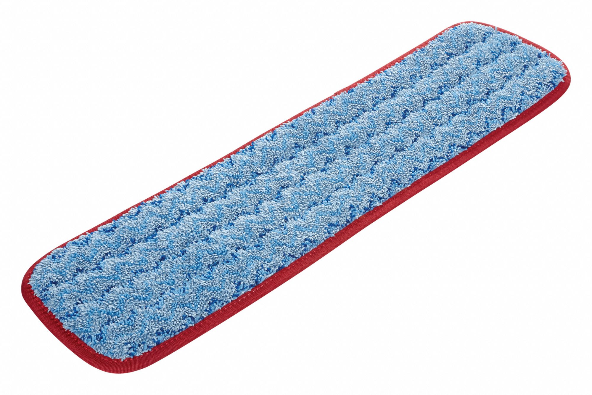 RUBBERMAID COMMERCIAL PRODUCTS Mop Pad: Microfiber, 18 in Frame Wd, Red ...