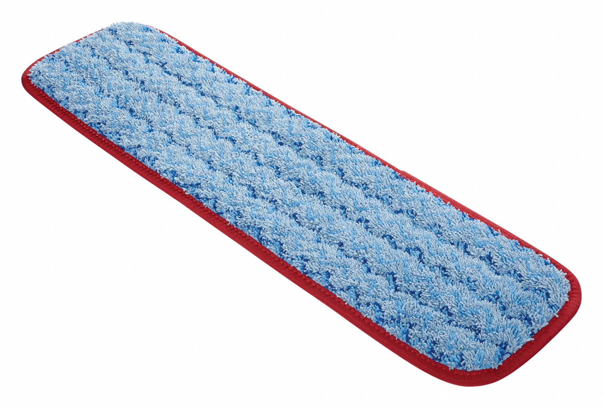RUBBERMAID COMMERCIAL PRODUCTS Mop Pad: Microfiber, 18 in Frame Wd, Red ...