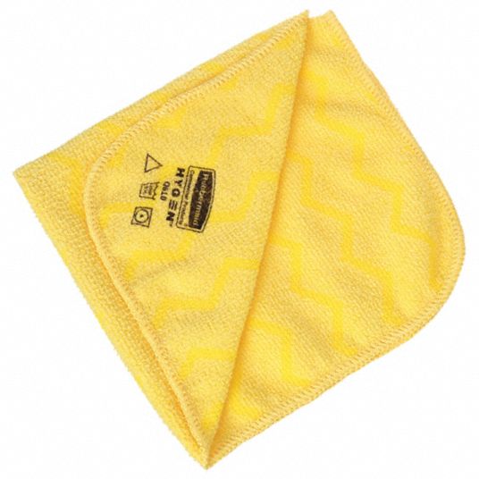 RUBBERMAID COMMERCIAL PRODUCTS, Microfiber, New, Microfiber Cloth ...